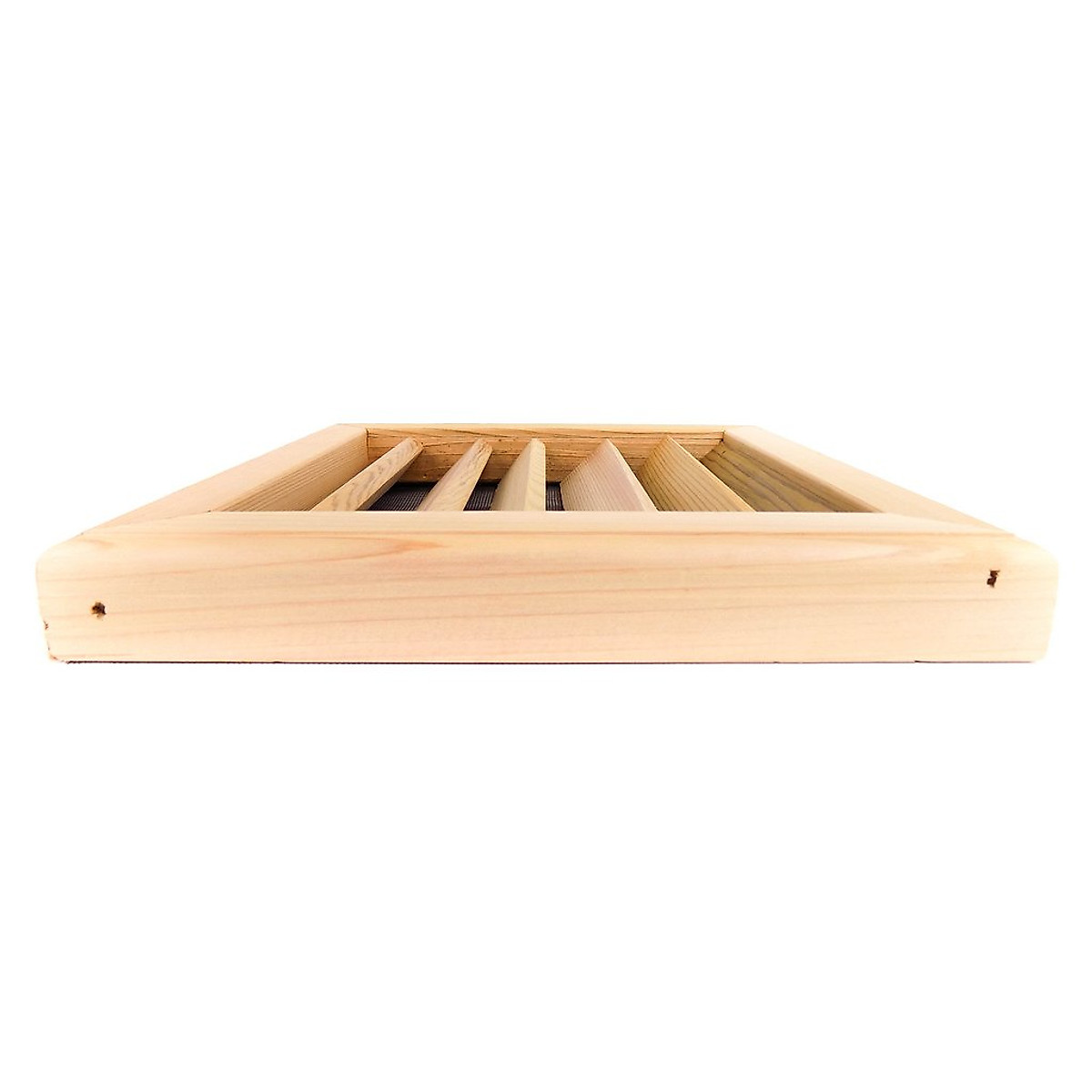Miller Shingle Square Clear Cedar Vent, Flush Mount - 12 inch x 12 inch