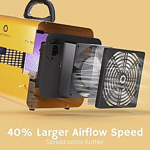 Airthereal MA10K-PRO Ozone Generator 10000 mg/h High Capacity O3 Machine, Home Ionizer Odor Remover, Yellow