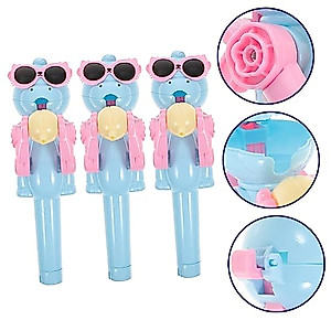 ibasenice 3pcs Lollipop Machine Cozmo The Robot Toy Lollipop Holder for Kids Toys Lollipop Storage Toy Lollipop Holder Toy Lovely Lollipop Holder Party Prank Robot Lollipop Food