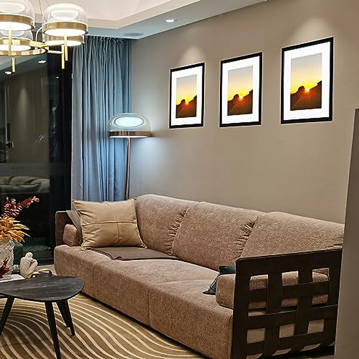 Aynoo 16x20 Poster Frame Black, Display Posters 16x20 Picture Frame Black, Display Pictures 11x14 Picture Frame,2Pack