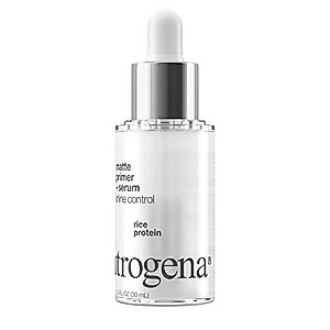 Neutrogena Shine Control Matte Booster Face Primer & Serum, Skin-Mattifying Serum-to-Primer with Rice Protein, Absorbs Excess Oil & Keeps Skin Shine Free, 1.0 fl. oz