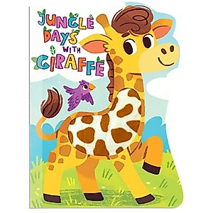 Jungle Days with Giraffe - Touch and Feel Board Book - Sensory Board Book