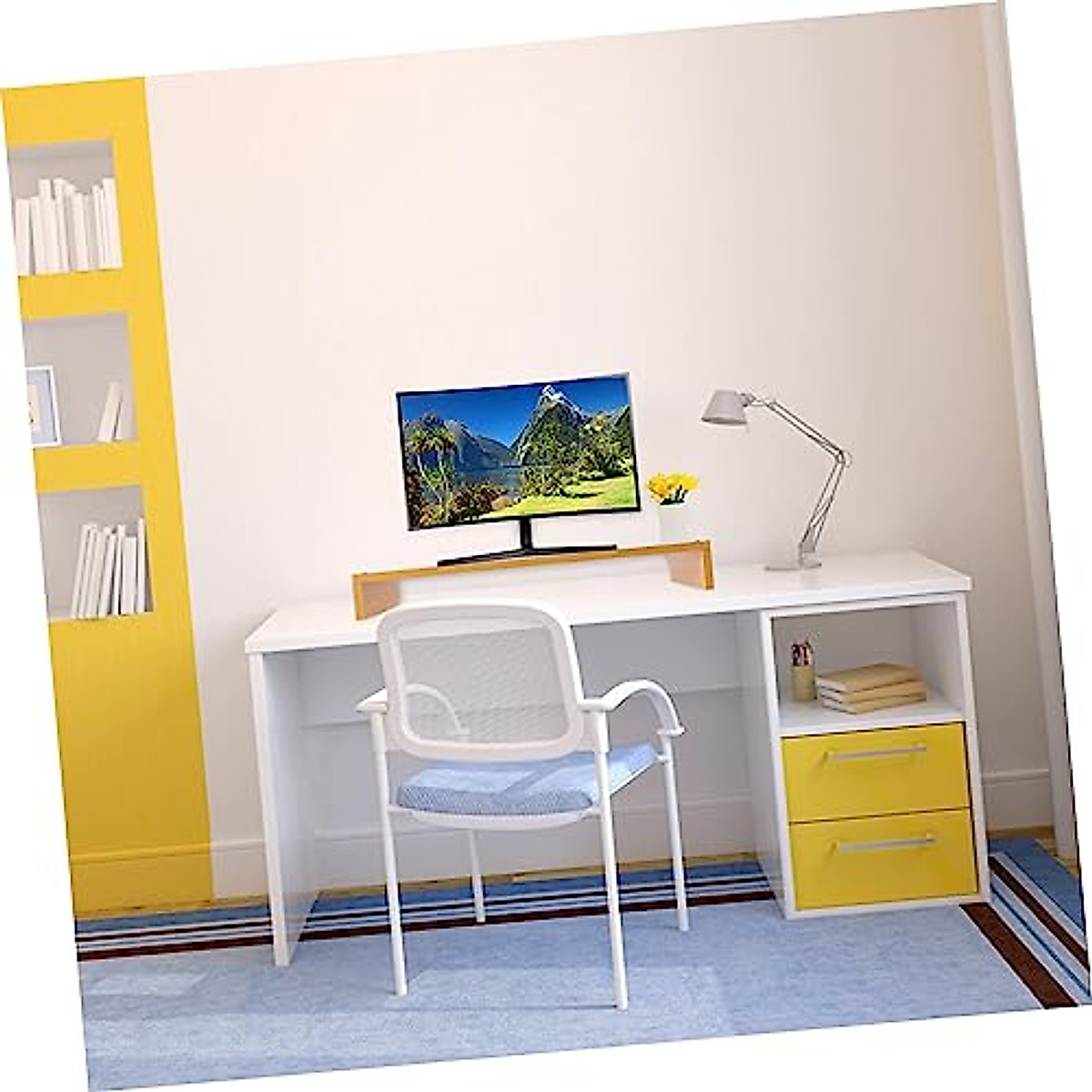 LIGHTAOTAO monitor stand laptop stand printer stand desk computer stand corner tv mount computer riser screen riser Monitor Riser Desk Organizer television bracket booster lifting frame shelf