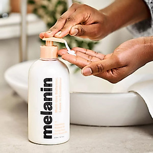 M & H Melanin Multi-Use Softening Leave In Conditioner,16 Oz. Formulated with Nourishing Baobab Oil, Turnip Root,ProVitamin B5,Hydrate, Soften and Condition, 16 Fl Oz (Pack of 1) (Single Pack)