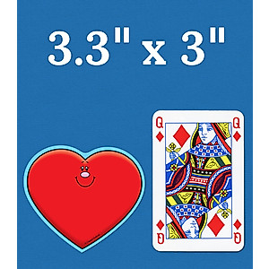 Carson Dellosa Education Hearts Mini Colorful Cut-Outs, 3-inch x 3-inch, 36pcs, Multicolor (120021)