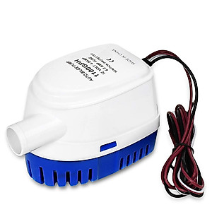 ECO-WORTHY Automatic Submersible Boat Bilge Water Pump 12V 1100GPH Auto with Float Switch for Boat Caravan RV
