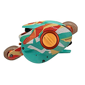 ProFISHiency: Krazy Baitcast Reel 6.6:1 (Right Retrieve) | Graphite Frame & Sideplates | 6.6:1 Gear Ratio | Zero Play Anti-Reverse | Carbon Fiber Drag System | Carbon Handle w/Premium Cork Knobs