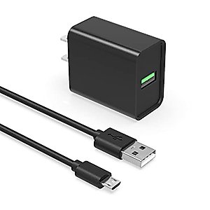 Fast Quick Charger Fit for Samsung Galaxy S6/S7 Edge/Active/Edge+, S4/S5 Active/Developer Edition/Mini/Zoom, S II/S III Mini, Galaxy A6/A10, Convoy 3/4, Gusto 3, Rugby 4/ III Phone Power Adapter Cord