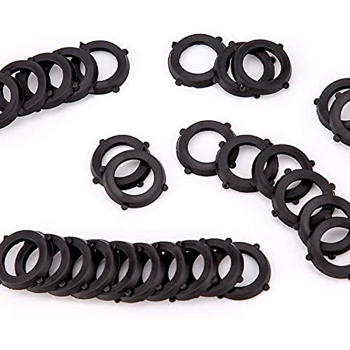 LUTER Garden Hose Washers, O-Ring Rubber Washers Seals Self Locking Tabs, Pack of 30