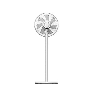 Xiaomi Mi Smart Standing Fan 2 Lite, Smart Fan, Portable Design, 7 Rotor Blades For Powerful Airflow, Voice Control, Mi App Control, White