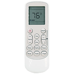 Replacement Remote Control for Traiden Air TCS121M EMTCS121A CMTCS121A EMTHS121A CMTHS121A EMTCS122A CMTCS122A EMTHS122A CMTHS122A Mini Split System AC Air Conditioner