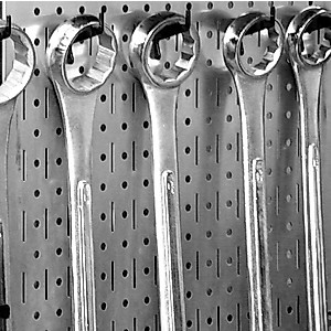 Wall Control KT-400-WRK B Slotted Tool Board Workstation Accessory Kit for Wall Control Pegboard Only, Black