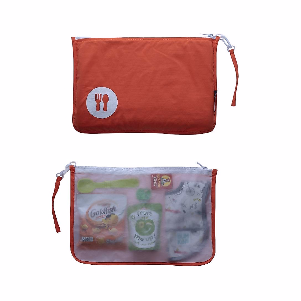 OYYO Diaper Bag Organizer Pouches a 5 pc Set. Machine Washable, Color Coded, Diaper pad and Wet Bag Included.