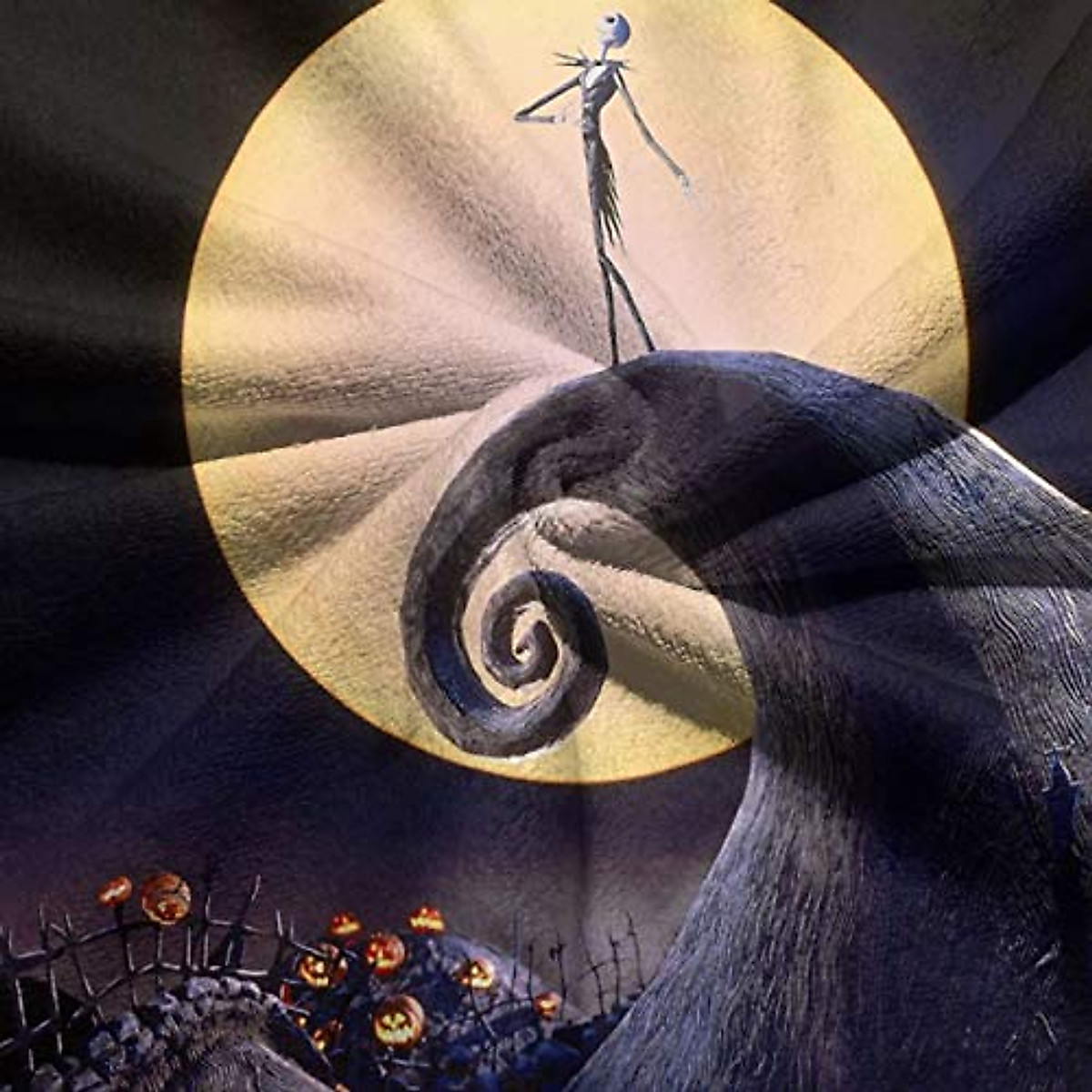 MSGUIDE The Nightmare Before Christmas Hand Towels Ultra Soft Highly Absorbent Bathroom Towel Multipurpose Thin Kitchen Dish Guest Towel for Hotel, Gym and Spa Christmas Decor (27.5" x 15.7")