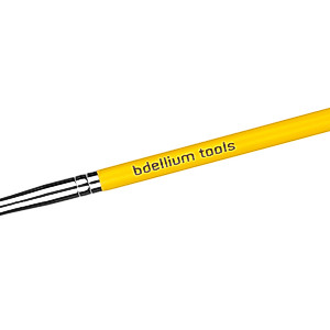 Bdellium Tools Professional Makeup Brush - Studio Series 761 Tight Liner - With Soft Synthetic Fibers, For Precise Application of Eyeshadow (Yellow, 1pc)