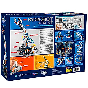 Teach Tech “Hydrobot Arm Kit”, Hydraulic Kit, STEM Building Toy for Kids 12+