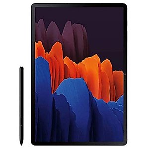 Samsung Galaxy Tab S7 (5G Tablet) LTE/WiFi (AT&T), Mystic Black - 128 GB (2020 Model - US Version & Warranty) - SM-T878UZKAATT (Renewed)