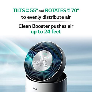 LG PuriCare 360-Degree Air Purifier with SmartThinQ Wi-Fi and Voice Control, AS560DWR0