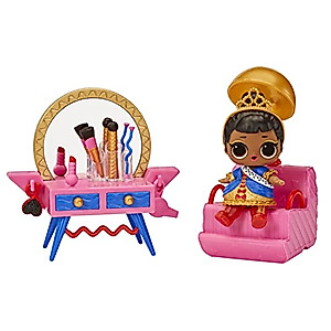 L.O.L. Surprise! OMG House of Surprises Beauty Booth Playset with Her Majesty Collectible Doll and 8 Surprises, Dollhouse Accessories, Holiday Toy, Great Gift for Kids Ages 4 5 6+ Years & Collectors
