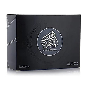 Al Dur Al Maknoon Silver 100 ml EDP by Lattafa Perfumes Spray Fruity Smoky