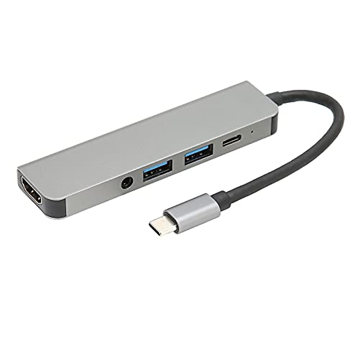 Usb C Dock, 5Gbps Aluminum Alloy PD Fast Charging USB C Hub USB3.0 Spee for Office for Keyboard for U Disk