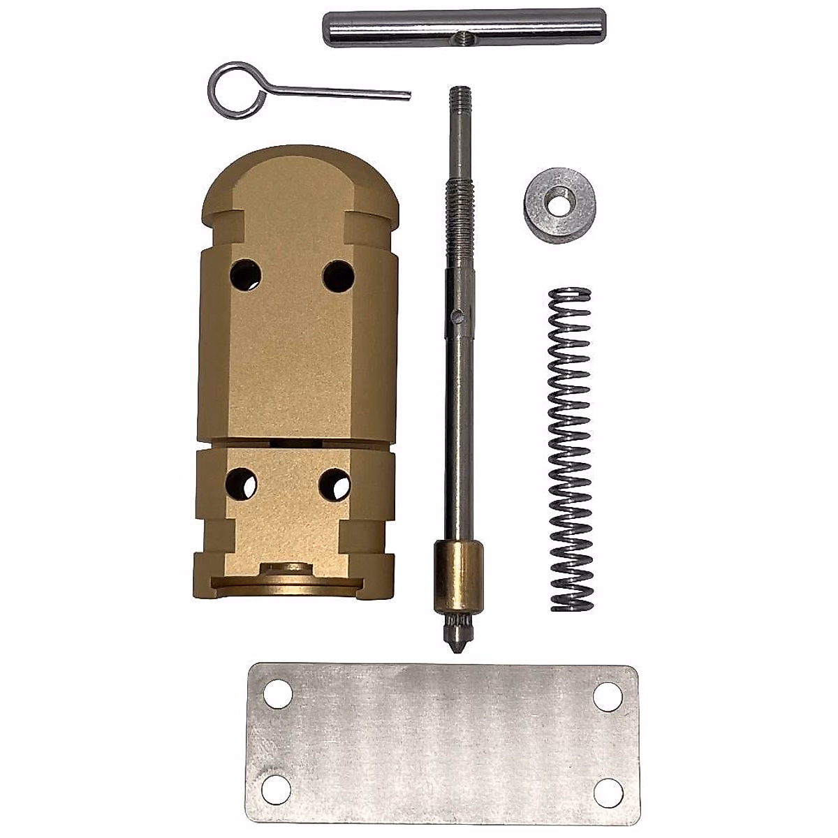 12 Gauge Trip Wire Alarm by Trip Alarm Co. Perimeter Defense Device 360° Coverage Quad 3.0, Camping and Security (Desert Brown)