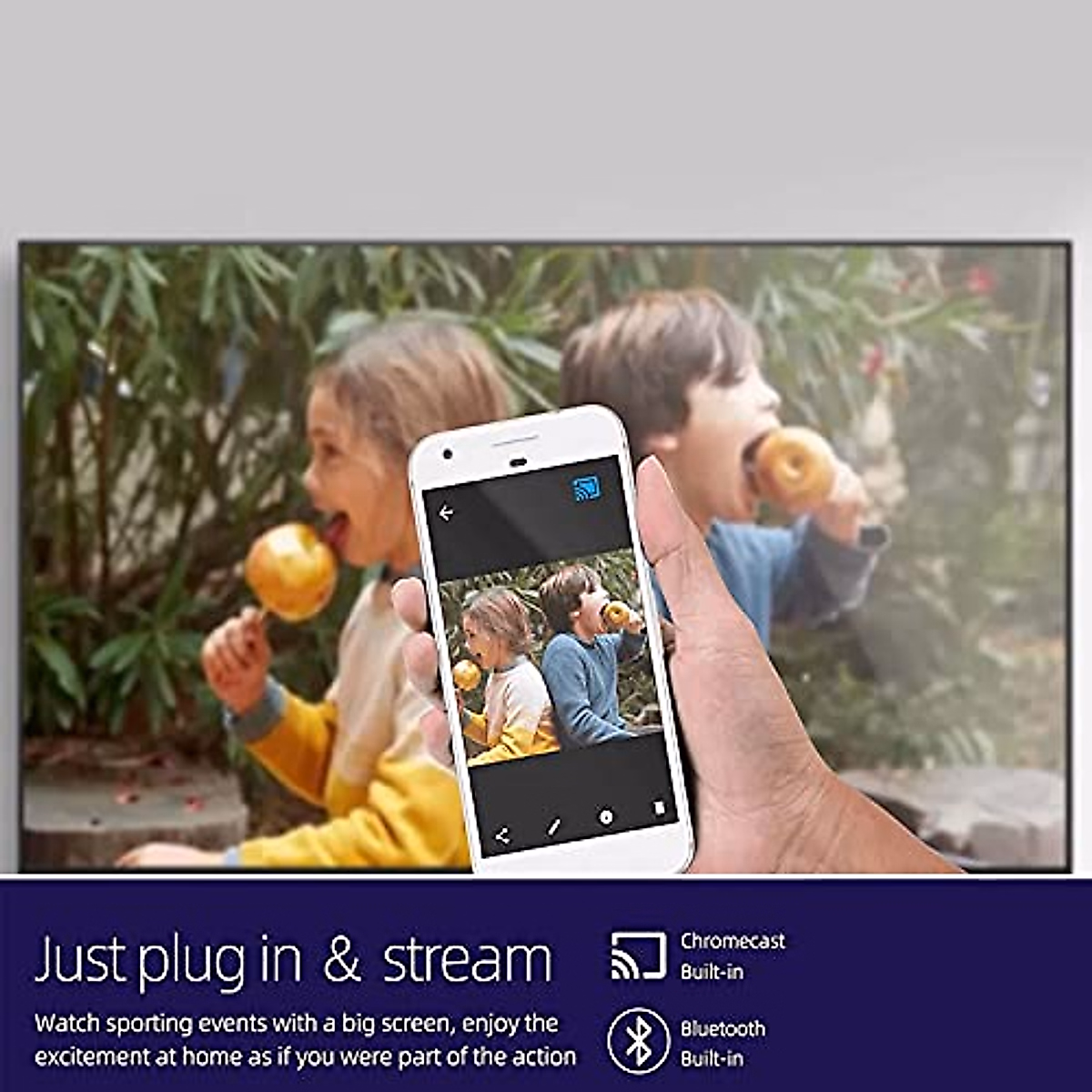 EKO TV Box 4K Ultra HD, Android TV, Streaming Media Player Google Assistant Built-in & with Google Play Store