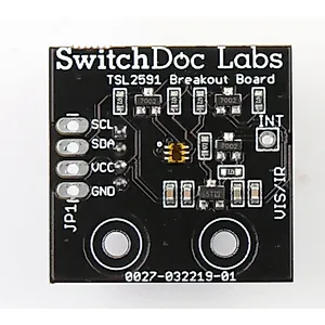 SwitchDoc Labs Grove TSL2591 Sunlight/IR I2C Sensor