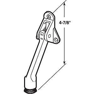 Prime-Line U 9152 Diecast, Bronze Finish, Drop Down Door Holder (Single Pack)