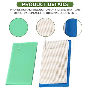 Air Filter MIU10998 with Pre Cleaner MIU10999 Compatible with John Deere X300 X3000R X304 for Kawasaki FH381V FH430V FH491V # 11013-7017 11013-7016 for Husqvarna 531 30 81-57