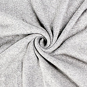 VOIANLIMO Women's Sweatshirts Long Sleeve Button V-Neck Pockets Pullover Hoodies Silver XL