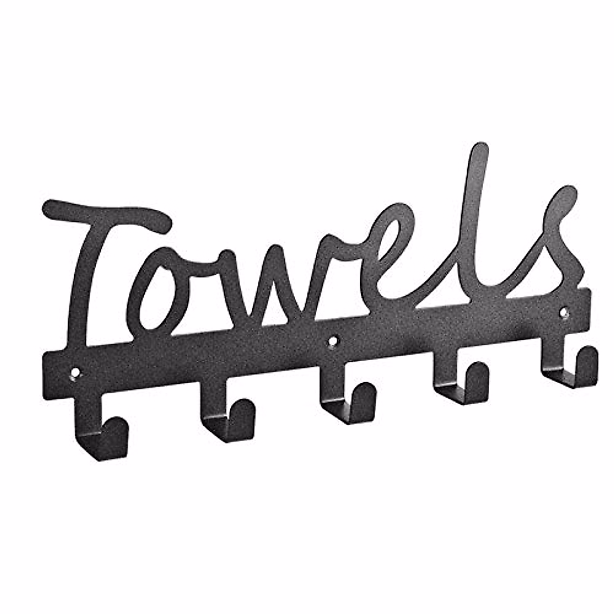 Eywlwaar Metal Towel Racks Towel Holder Sandblasted Wall Mount Rustproof and Waterproof for Kitchen Storage Organizer Rack, Bathroom Towels, Robes, Clothing (Style-Towels-2)