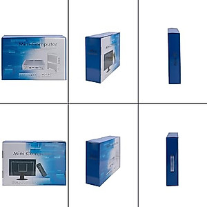 HISTTON Fanless Mini PC,Industrial PC Celeron J4125,DDR4 8GB RAM 128GB SSD,Micro PC,Dual LAN,WiFi,BT4.0,Industrial Mini PC with 2 RS232 COM,HDMI/VGA Port,2xUSB3.0,Mini Desktop Computer Windows 10 Pro