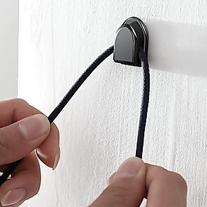 TiSuit 12 Pack Sticky Hooks Multifunctional for Car Dashboard Wall Hanging Hooks USB Cable Organizer Keys Purse Bathroom Kitchen