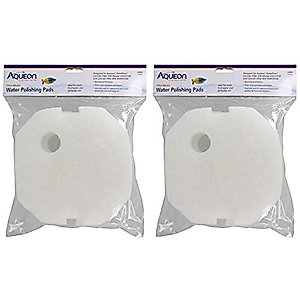 Aqueon 4 Pack of QuietFlow Water Polishing Pads, Small