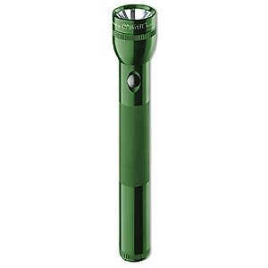 MagLite S3D396 3 Cell D Flashlight Dark Green, Adjustable, Battery Powered
