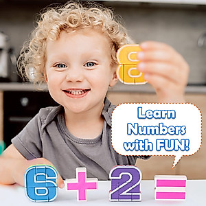 Liberty Imports 15 PCS Number Robots Transforming Toys Set - Math Counting Numerical Transform Robot Figures, Educational STEM Learning Bots for Kids