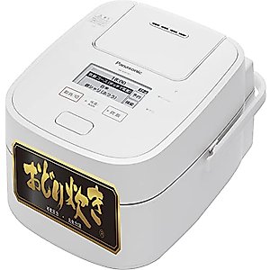 Panasonic SR-VSX181-W Steam & Variable Pressure IH Rice Cooker 10 Go Cook IoT Compatible White 100V