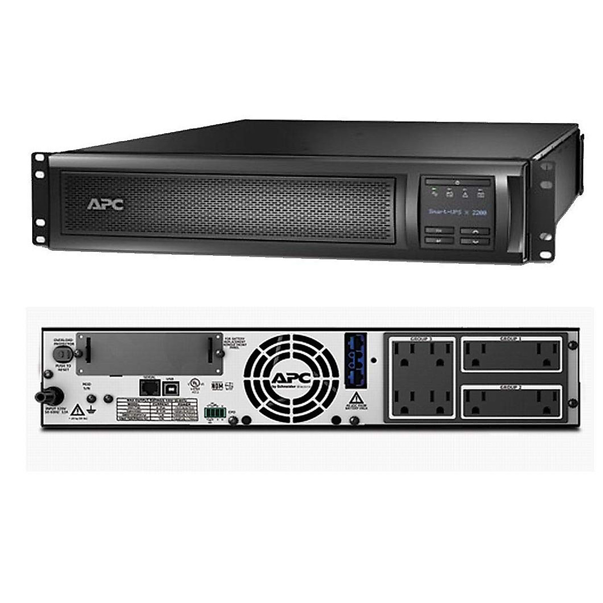 APC Smart-UPS SMX1500RM2U X 1200W/1500VA LCD 120V 2U/Tower UPS System (Renewed)