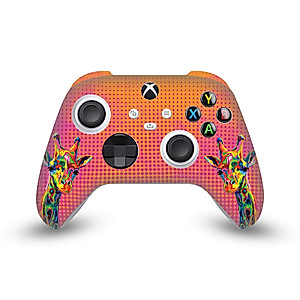 Head Case Designs Officially Licensed P.D. Moreno Giraffe Animals II Vinyl Sticker Gaming Skin Case Cover Compatible with Xbox Series X / S Controller