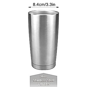 XccMe 20oz Tumbler Replacement Lids,2 Pack Spill Proof Splash Resistant Covers,Replacement Classic Stainless Steel Tumblers lids fit for YETI Rambler,Atlin, Juro, SUNWILL, Umite Chef and More