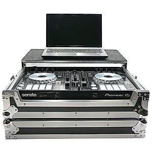 Harmony Audio HCDDJSRLT Flight Glide Laptop Stand Tray DJ Custom Case Compatible with Pioneer DDJ-SR2 Controller (V2)