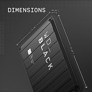 WD_BLACK 1TB P10 Game Drive for Xbox - 1-Month Xbox Game Pass, Portable External Hard Drive for On-The-Go Access To Your Xbox Game library - WDBA6U0010BBK-WESN