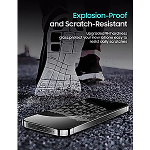 BENKS [2 Pack] Privacy Screen Protector Compatible for iPhone 14 Pro Max (2022),9H Hardness Anti Spy Tempered Glass Upgrade[Dust-Proof][Scratch Resistant][Case Friendly][Bubble Free][New Version]