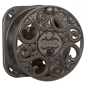 Suncast Sidewinder Side Scroll 60' Garden Hose Reel, Bronze