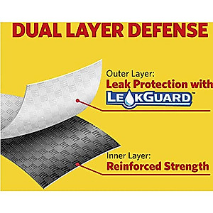 Glad OdorShield Trash Bag, White, 80 Count