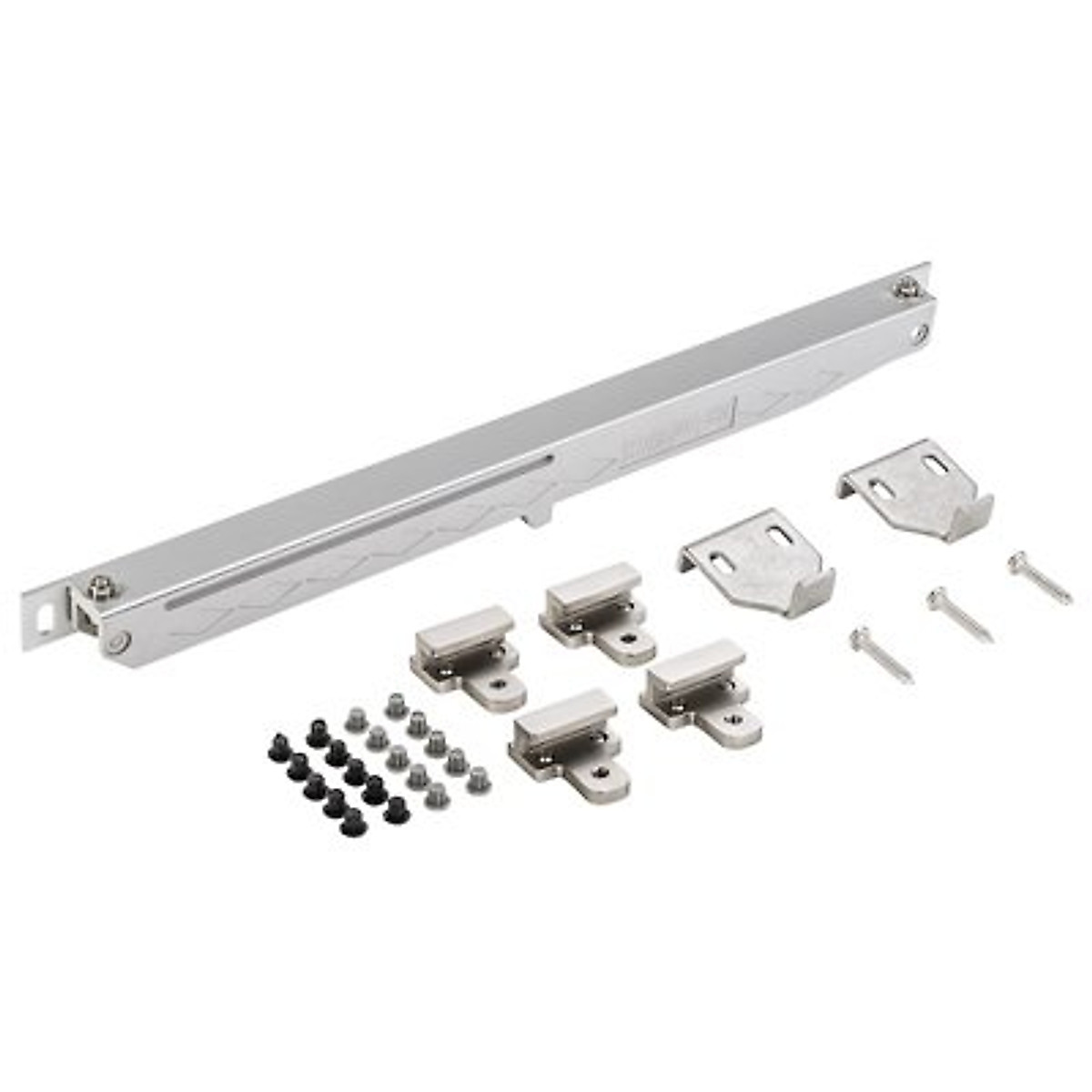 National Hardware N187-082 Interior Sliding Door Soft Closing Kit, Satin Nickel - Quantity 2