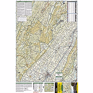 Massanutten and Great North Mountains Map [George Washington National Forest] (National Geographic Trails Illustrated Map, 792)