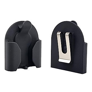 Generic SIGHealth Stethecope Holder, Designed for Durability and Comfrot, Stethoscope Hip Holder for Waist Belt, for Physicians, Nurses, MAs, PAs, and Students., Black