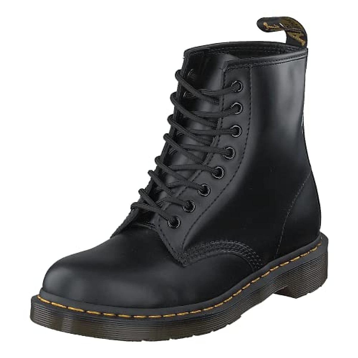 Dr. Martens Women's 1460 W Nappa Leather 8 Eye Boot, Black, 8